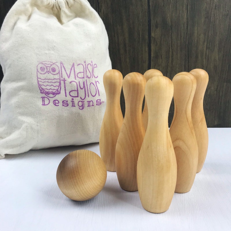 Bowling Pins Wooden Baby - Etsy