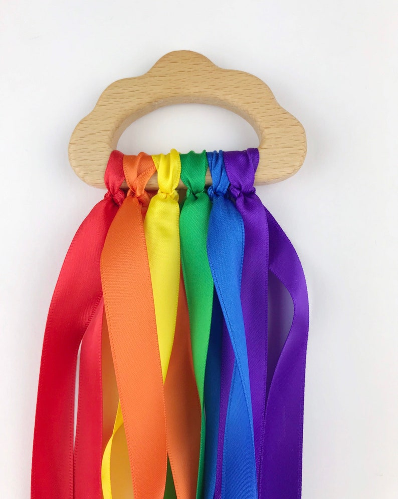 Rainbow Hand Kite With Bells Cute Stocking Stuffers for Kids - Etsy