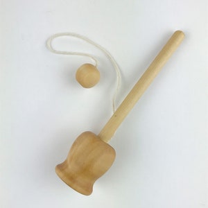Classic Ball & Cup Toy, Montessori and Waldorf Inspired Toys for Boys ...