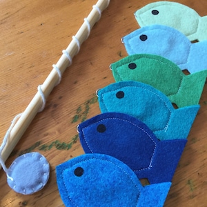 Kids Fishing Game, Easter Basket Stuffers for Toddler Boys, Montessori ...