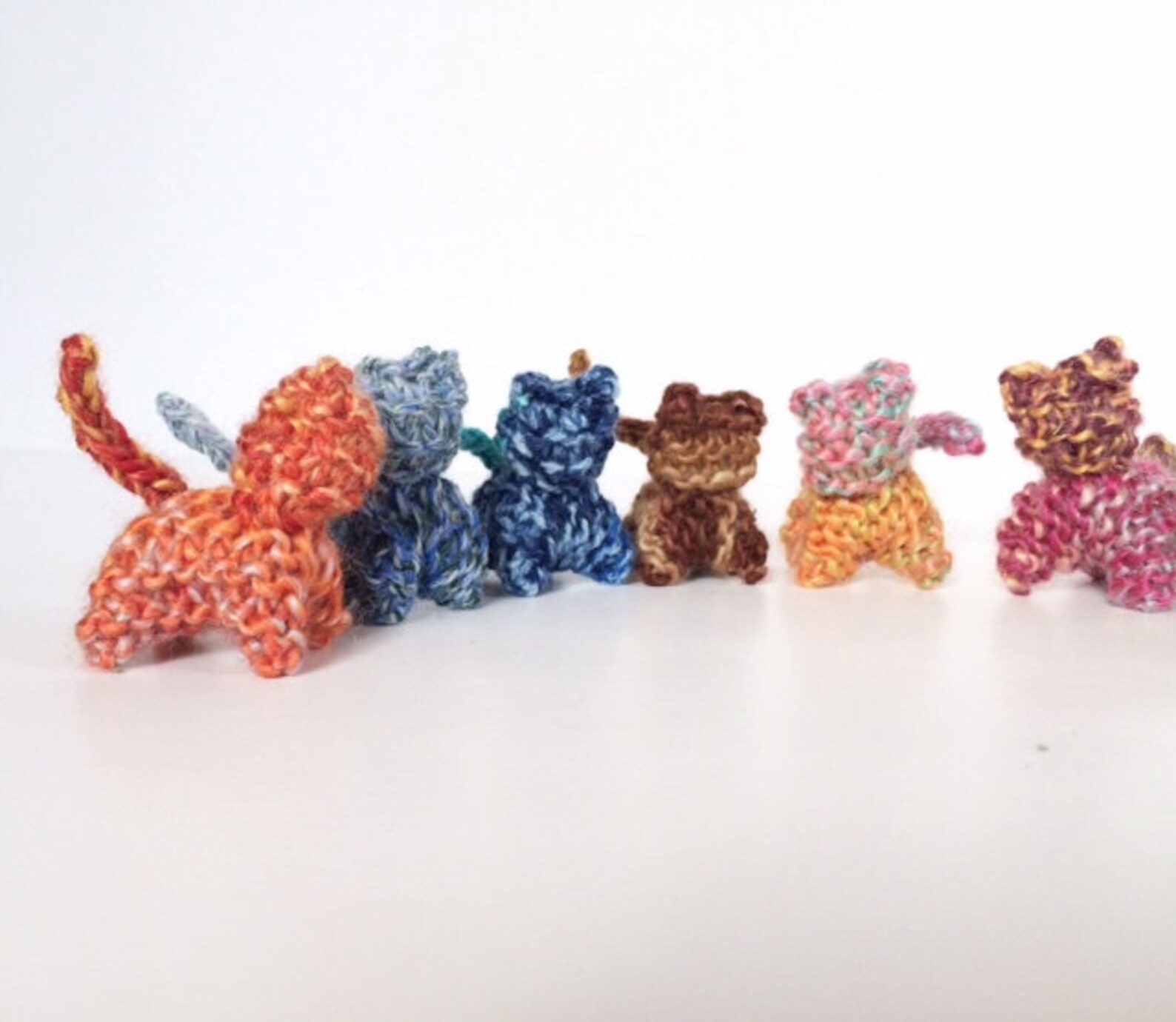 Hand-knit Animals Stuffed Animals Crochet Plush Handmade | Etsy