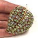 Gorgeous Lisner Signed Vintage Green & Blue Rhinestone Leaf Brooch - Etsy