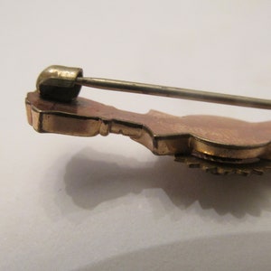 Antique Gold Filled Brooch With Ruby Center With C Clasp 1800"s - Etsy