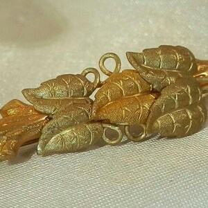 Antique 1800's Repousse Leaf Victorian Brooch - Etsy