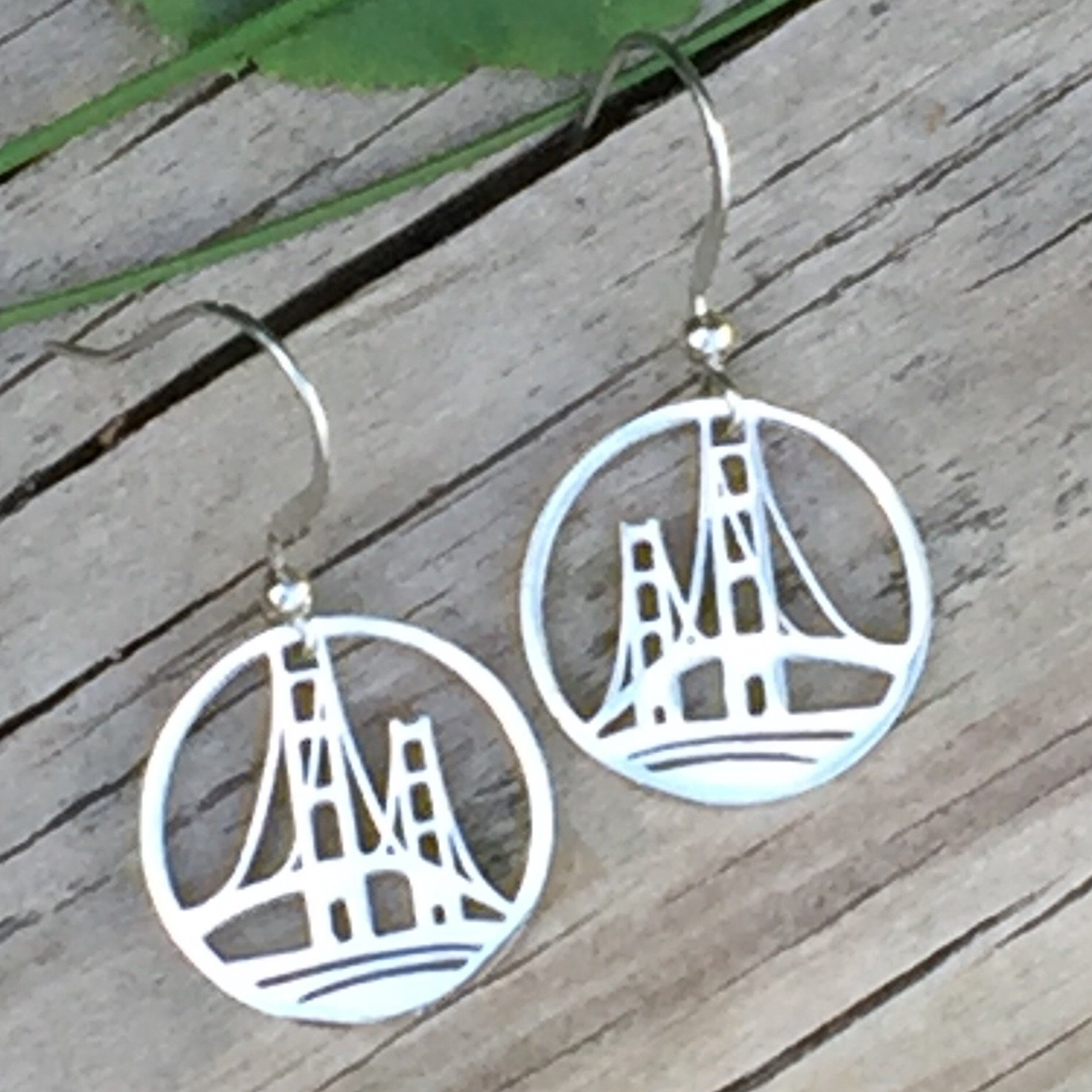 Mackinac Bridge Earrings | Etsy