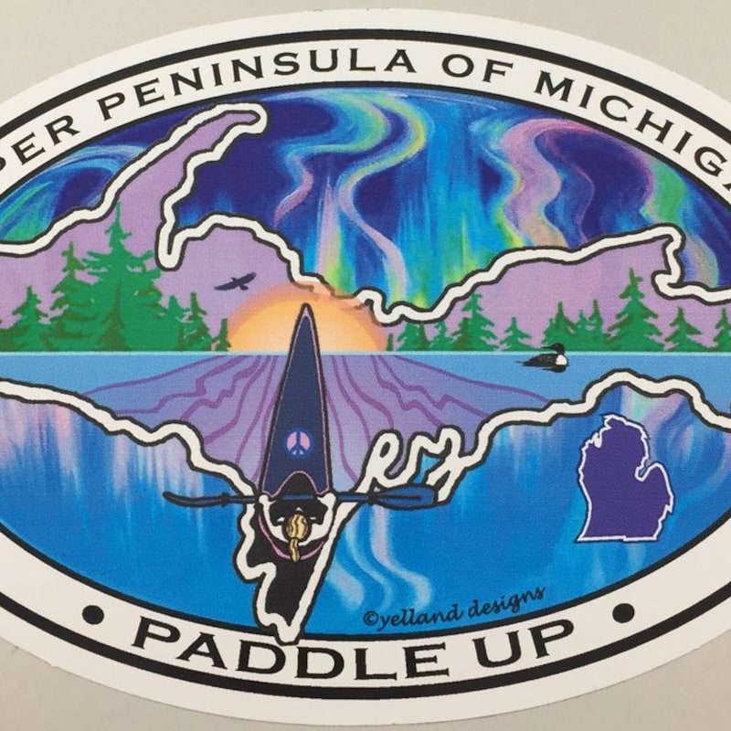 Upper Peninsula Bumper Sticker - Etsy