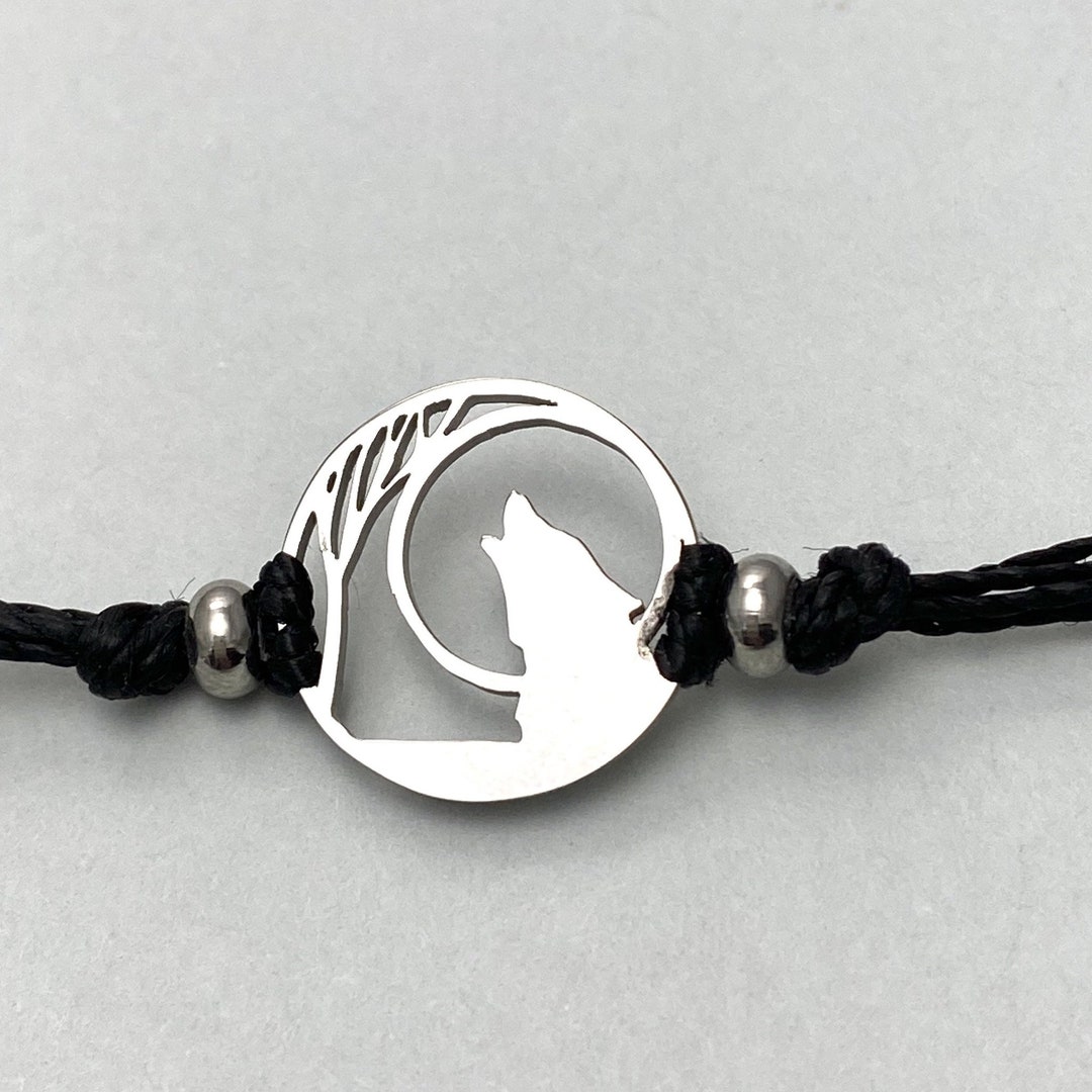Lone Wolf Pull Cord Anklet - Etsy