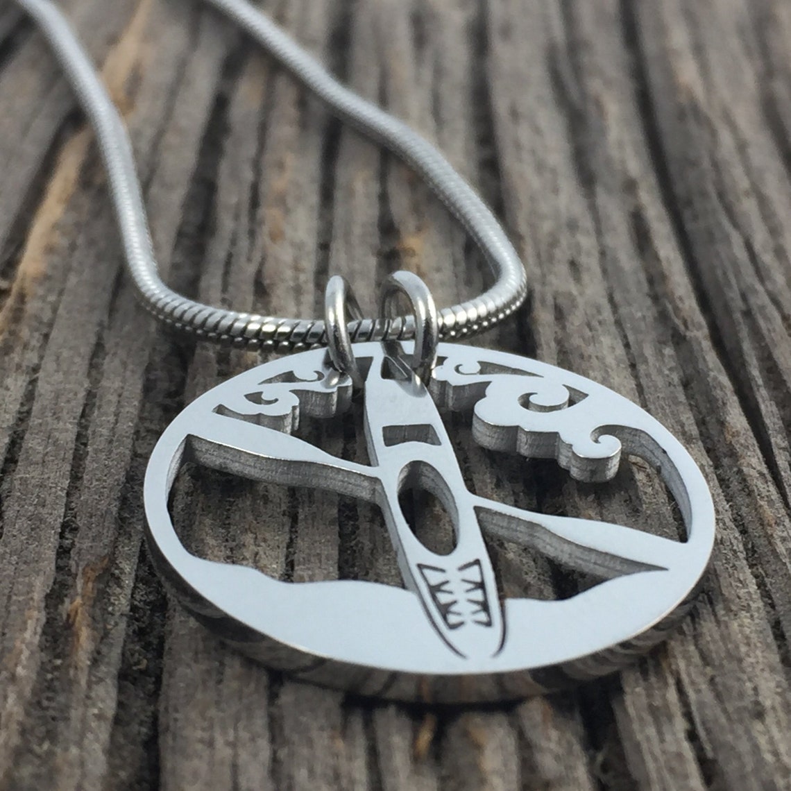 Kayak Sun Pendant | Etsy