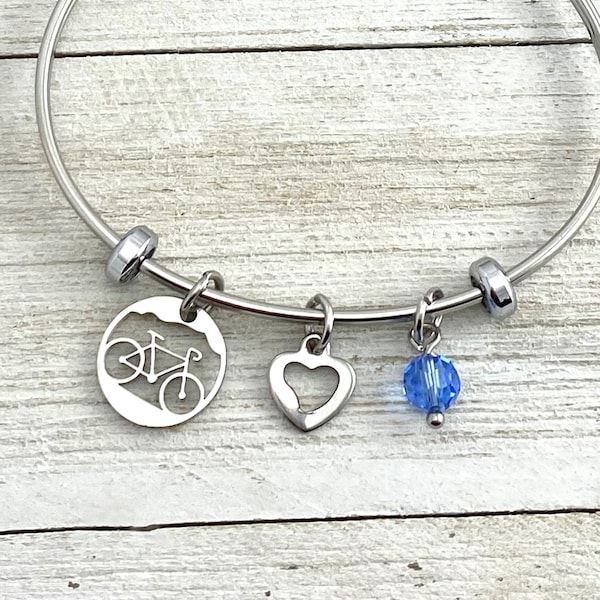 Bike Charm Bracelet - Etsy