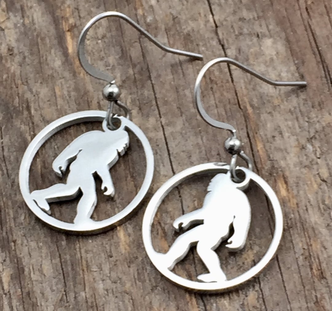 Bigfoot Earrings - Etsy