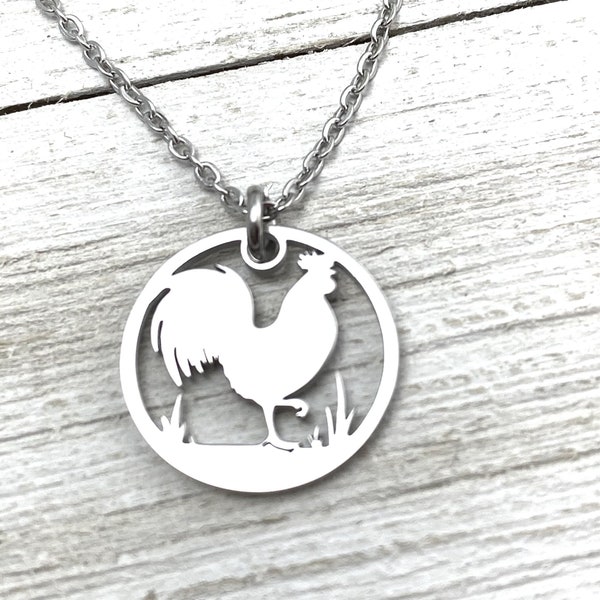 Rooster Pendant - Etsy