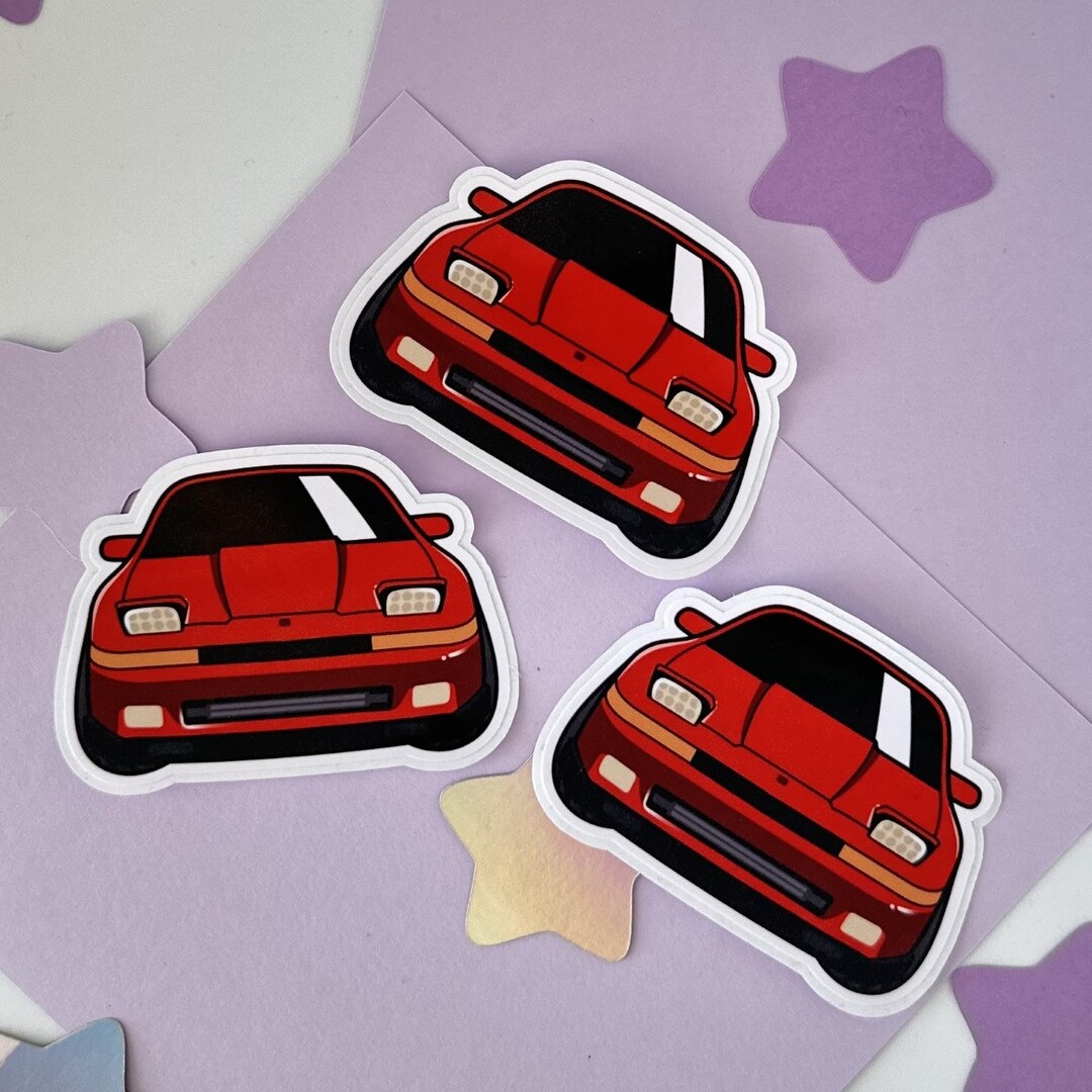 Red JDM Car Sticker / Cute Accessories - Etsy