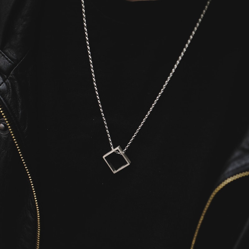 Square Pendant - Etsy