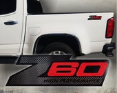 Z60 High Performance Decals Sticker Fiber Carbono Silverado - Etsy