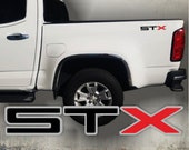 STX Decal Stickers Black Matte Gray Red Ford set - Etsy