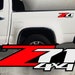 Z71 4x4 Stickers Decals Silverado Truck Chevrolet (SET) - Etsy