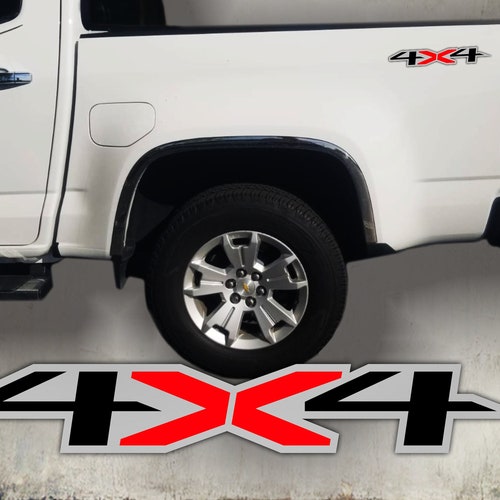 Z85 4x4 Sticker Decal Fiber Carbono Silverado Truck SET - Etsy