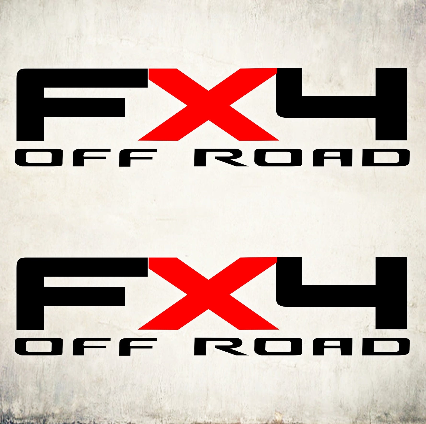 Fx4 off Road Decal Sticker Black Matte Ford (SET) - Etsy
