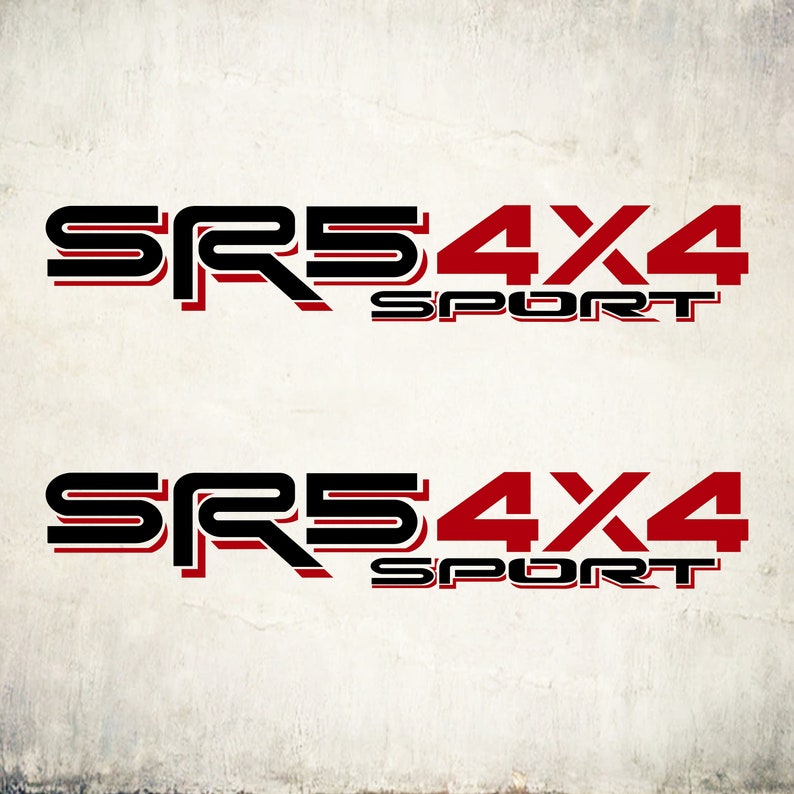 SR5 4x4 Sport Decal Sticker SET Truck, Toyota Cut Vinyl - Etsy