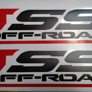 TOYOTA TSS off Road Decal Stickers ( Set ) Black Matte - Etsy