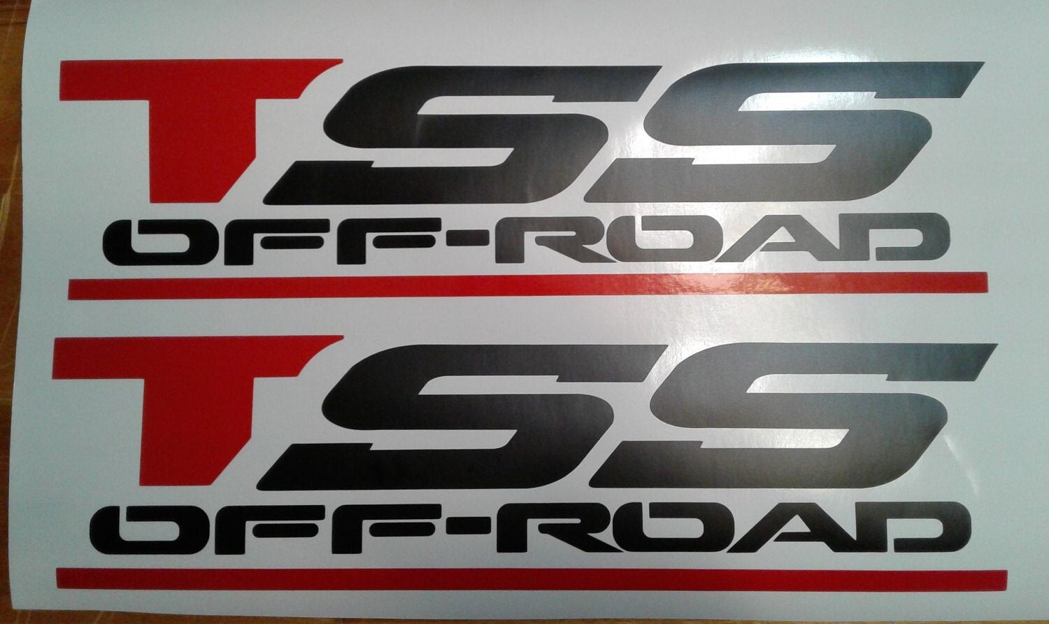 TOYOTA TSS off Road Decal Stickers ( Set ) Black Matte - Etsy