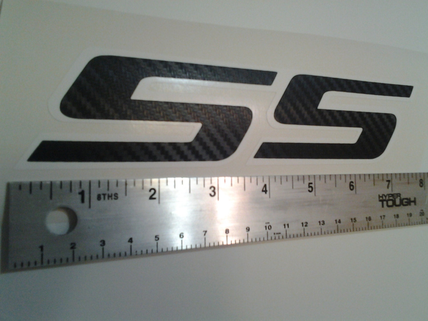 Camaro ss stickers decal fiber carbon 8 x 18 | Etsy