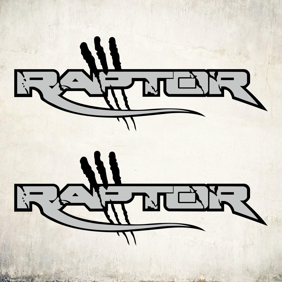 Raptor Vinyl Decal Sticker Silver Ford set Size: - Etsy