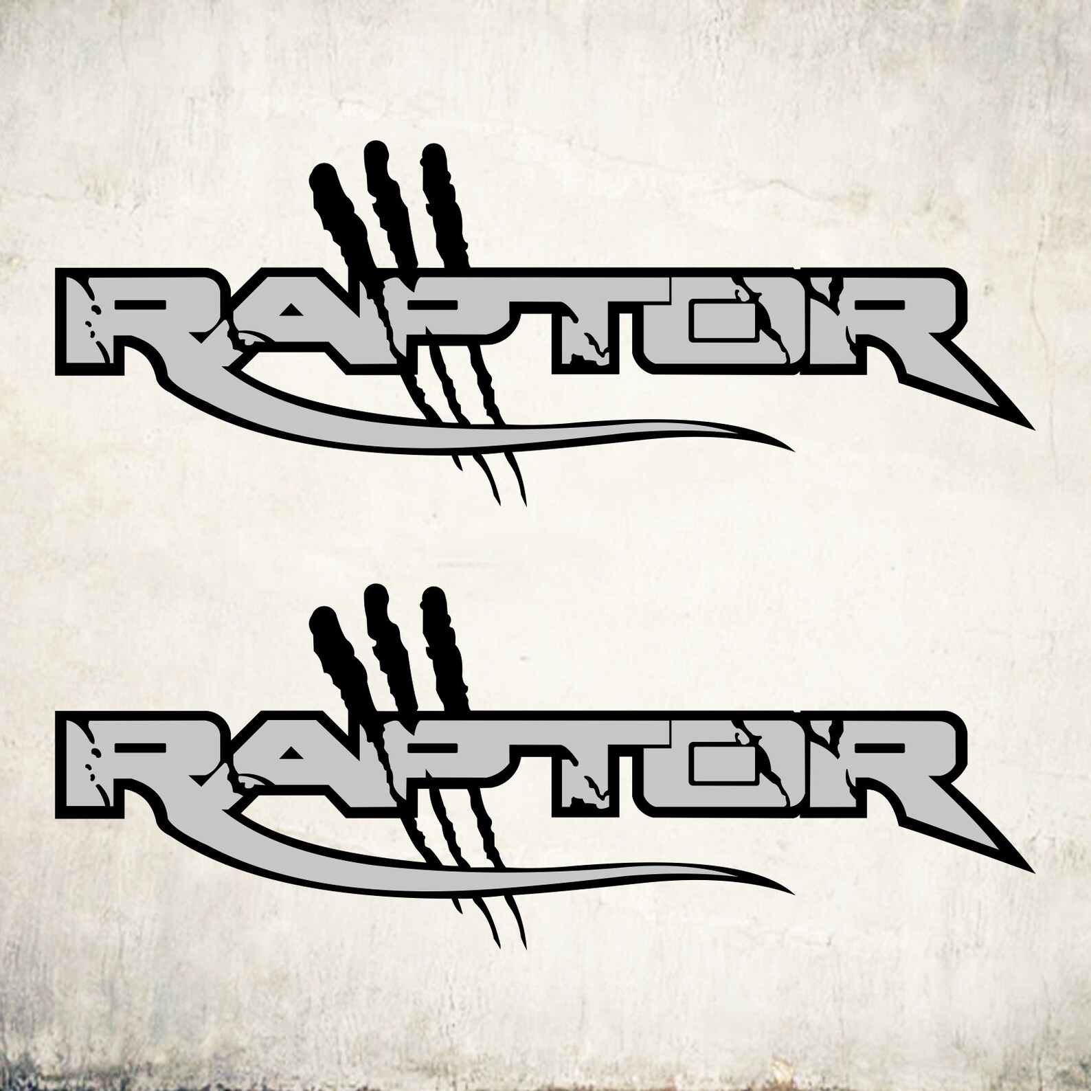 Raptor Vinyl Decal Sticker Silver Ford set Size: - Etsy