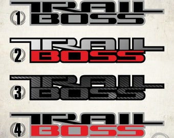 Trail Boss Sticker - Etsy