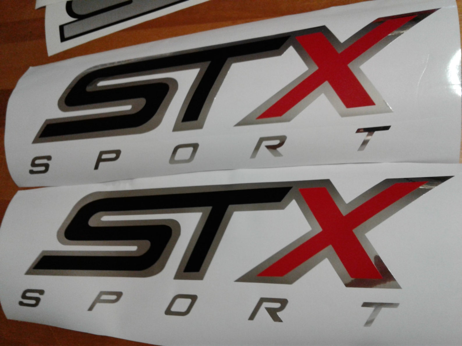 STX Sport, Decal Stickers, Black Matte and Chrome Truck (set) - Etsy