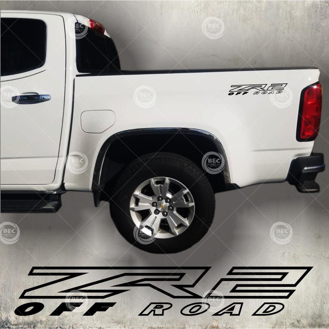 ZR2 off Road Decals Chevy Colorado Bedside Truck Sticker Set - Etsy