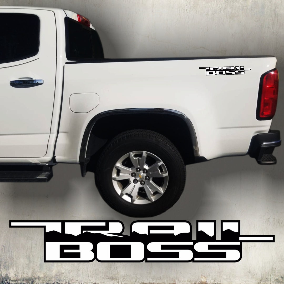 TRAIL BOSS Decal Sticker SET Truck Cut Vinyl - Etsy