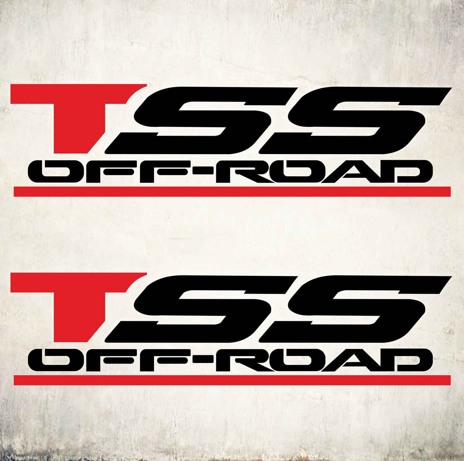 TOYOTA TSS off Road Decal Stickers ( Set ) Black Matte - Etsy
