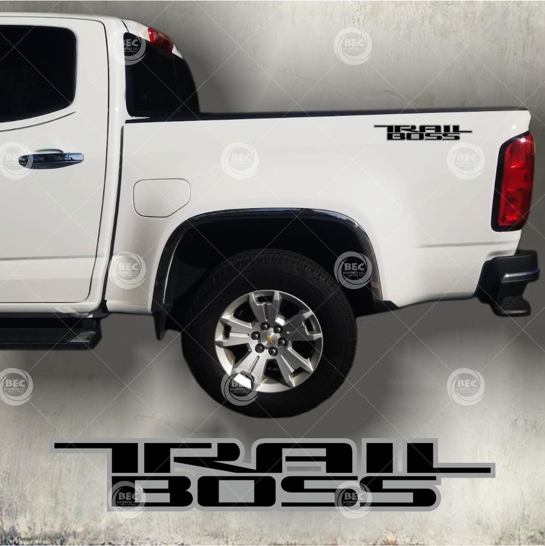 TRAIL BOSS Decal Sticker (SET) Truck Cut Vinyl - Etsy