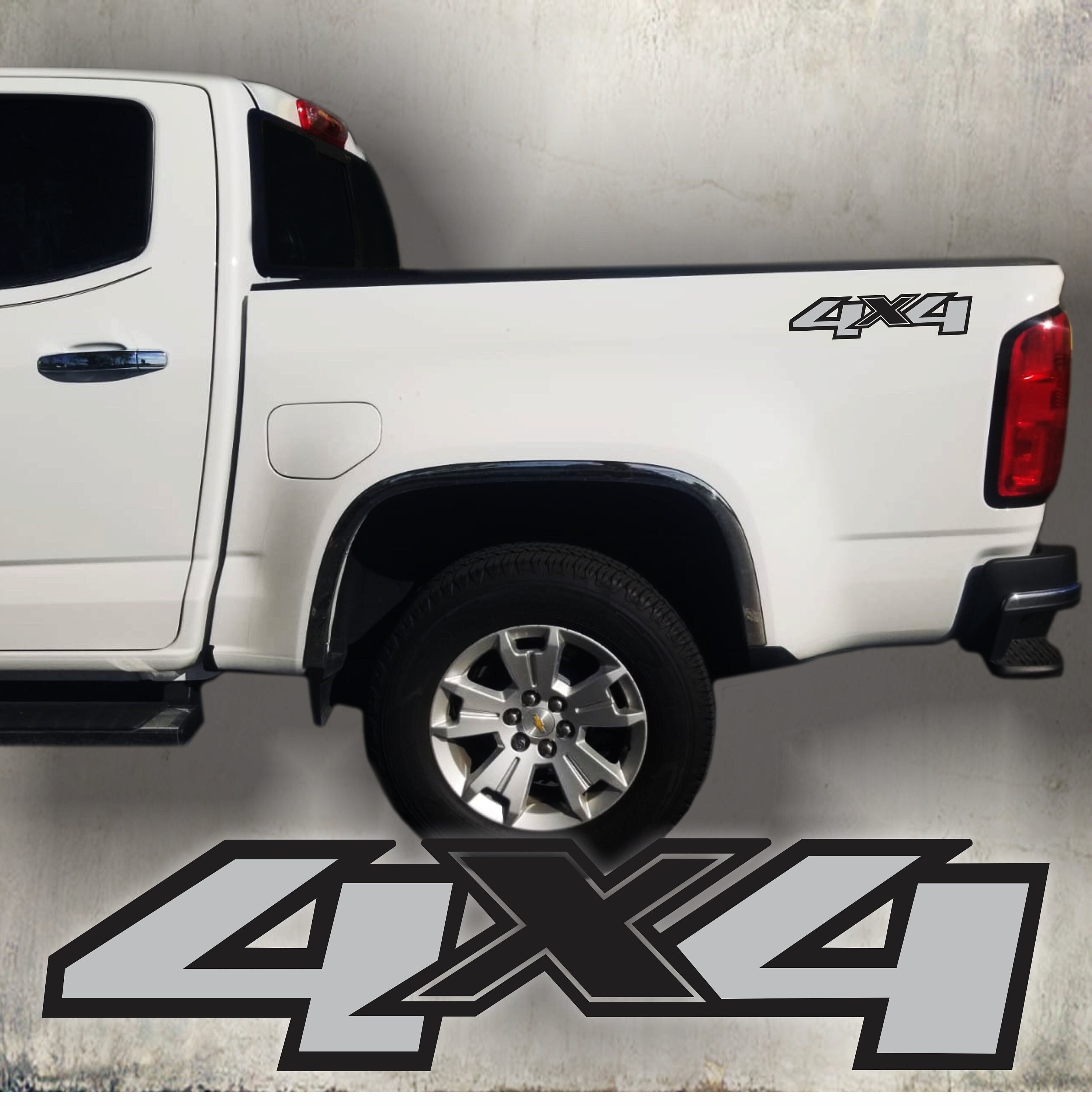 4X4 Decal Stickers, Silverado, Truck, Chevrolet Cut Design SET - Etsy