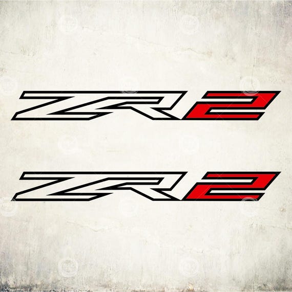 Zr2 Decals Vehicle Graphics Car Decals & Stickers ZR2 Off Road Red