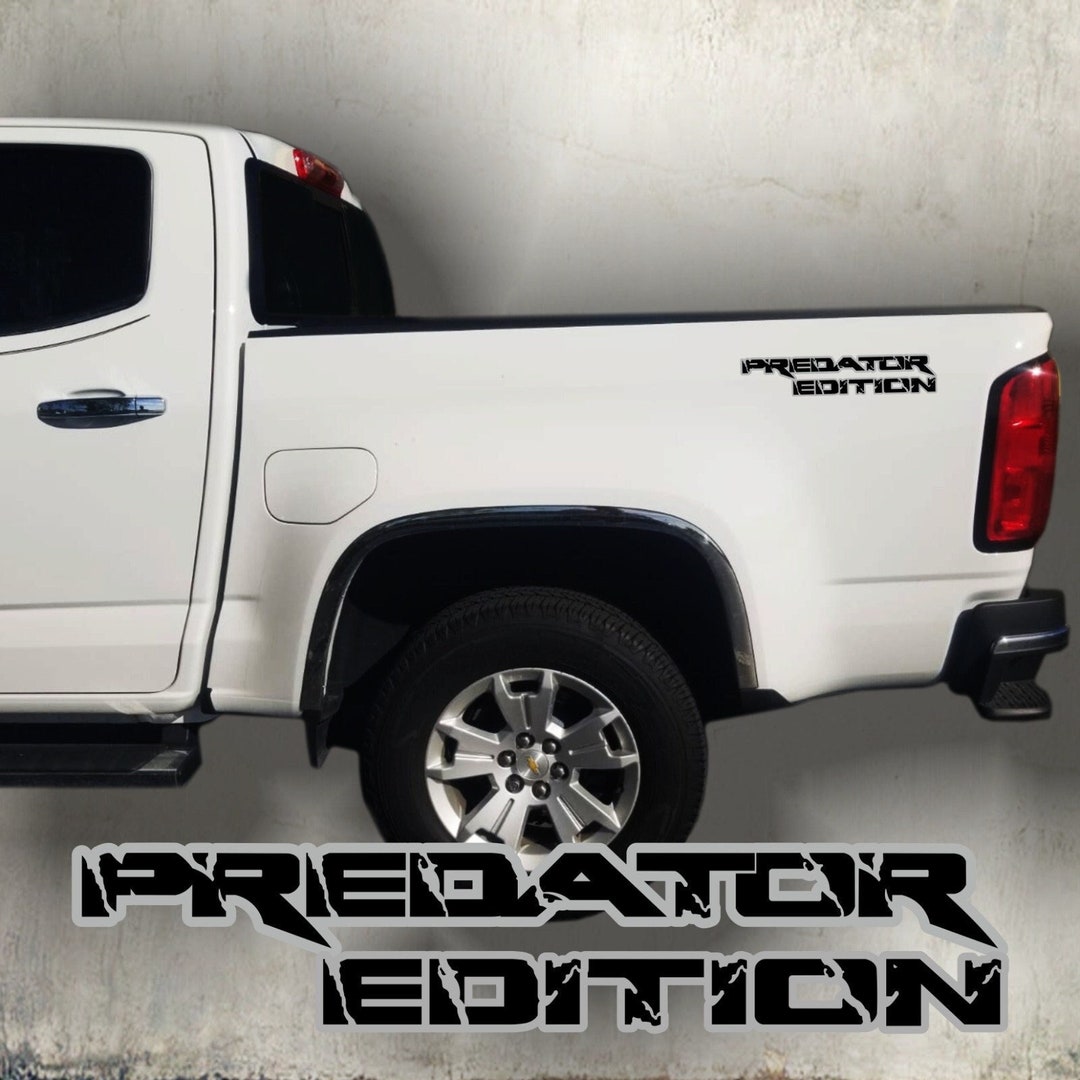 Predator Edition Vinyl Decal Sticker Black Matte and Silver (set) - Etsy