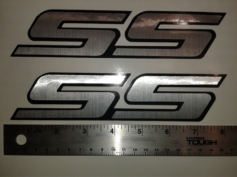 Camaro SS Stickers Decal, Edition Special Chromo Brushed SET - Etsy