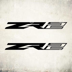ZR2 Decals Sticker Black Matte and Truck, Colorado - Etsy