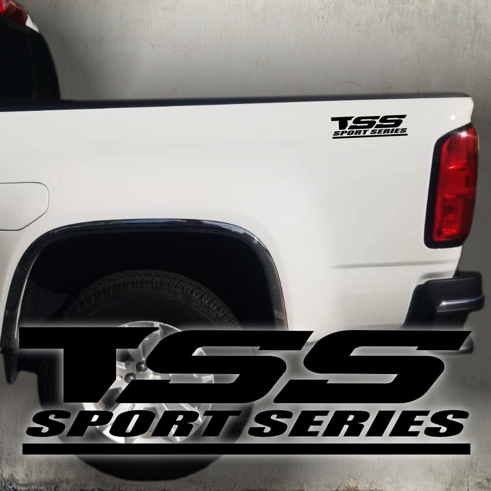 TOYOTA TSS Sport Series Black Matte Decal Sticker Truck (SET) - Etsy