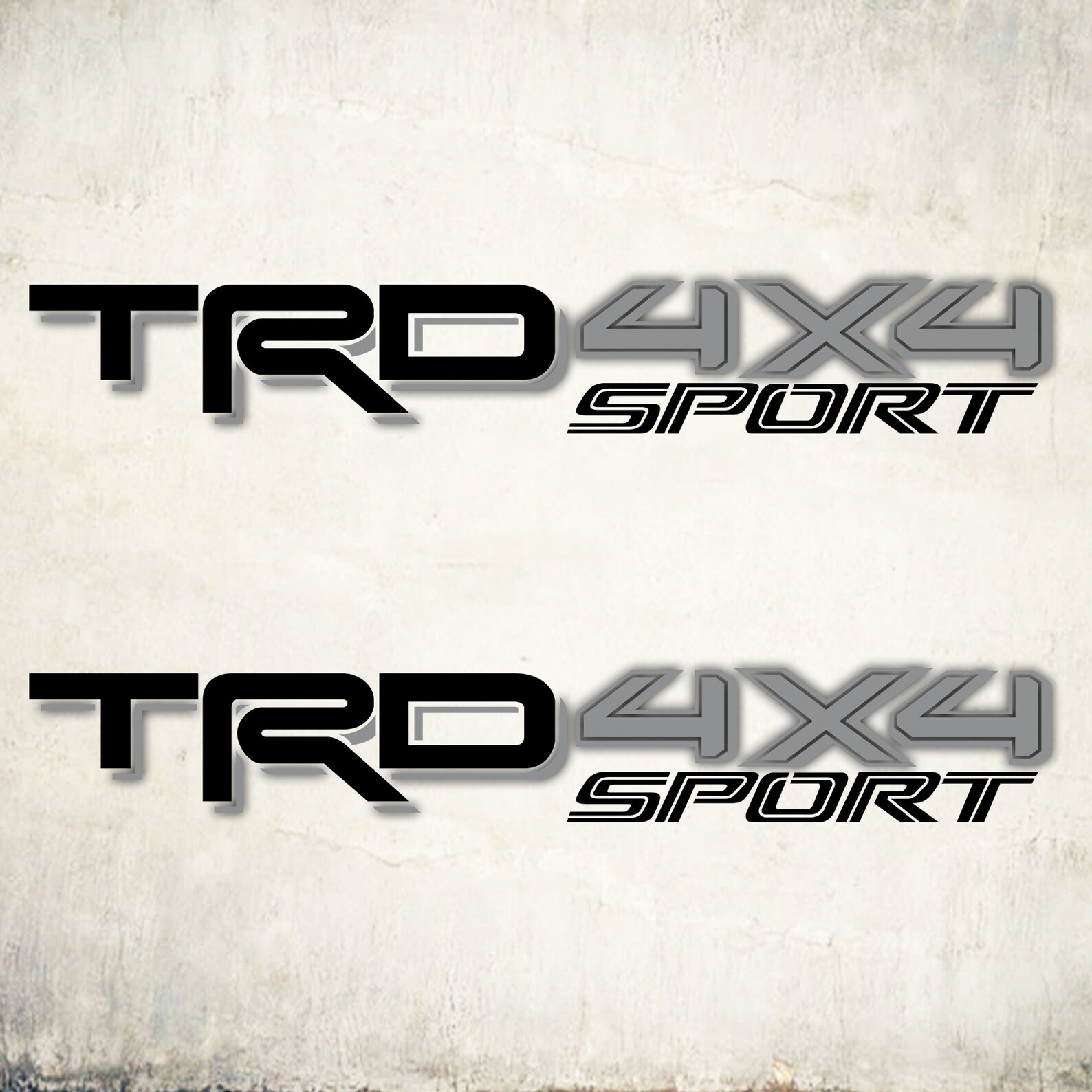 TRD 4x4 Sport, Decal Sticker SET ( 17" X4") - Etsy