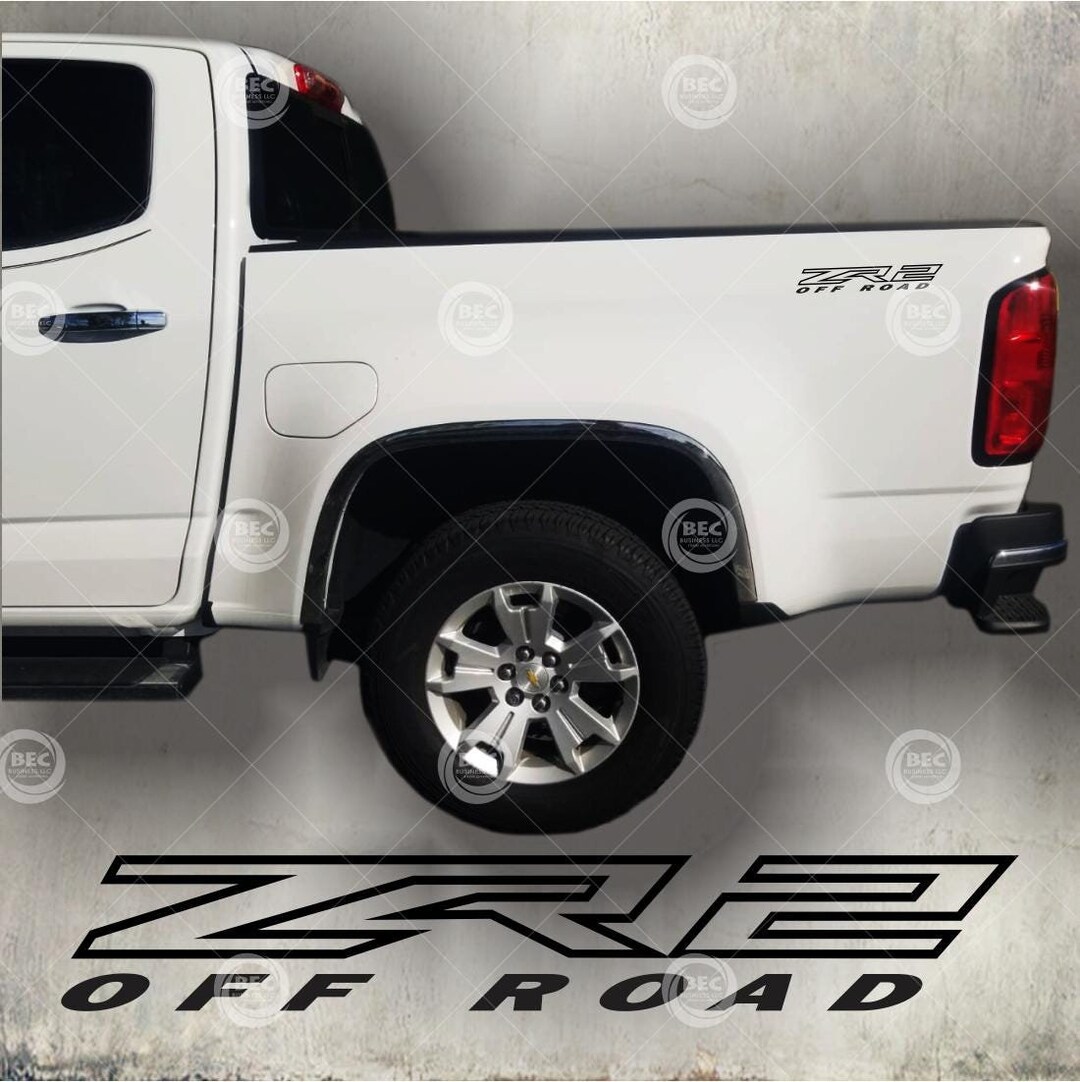 ZR2 off Road Decals Chevy Colorado Bedside Truck Sticker 2pc - Etsy