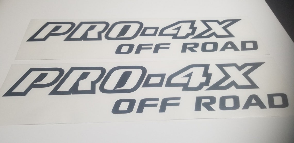 PRO 4X decal sticker 18 SET truck cut vinyl | Etsy