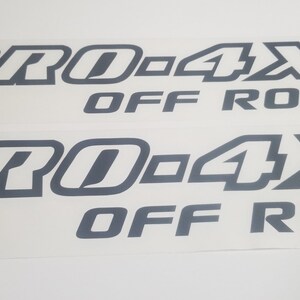 PRO 4X Decal Sticker 18" SET Truck Cut Vinyl - Etsy