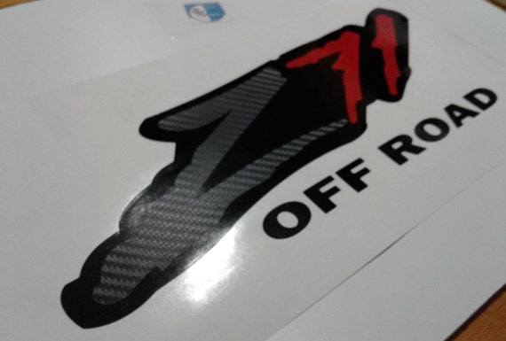 Z71 Off Road Decals Sticker Vinyl Silverado SET carbon fiber | Etsy