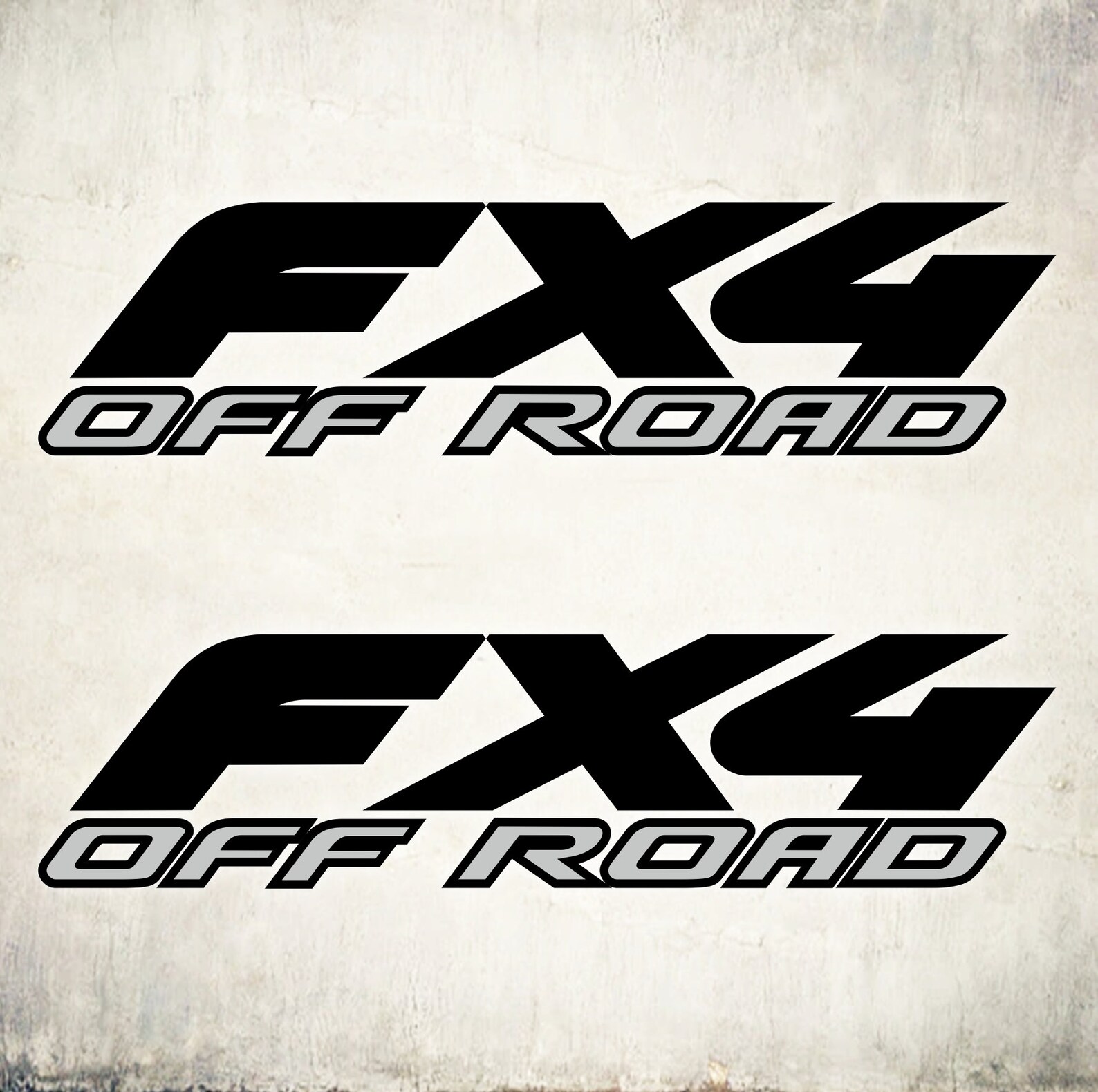 Fx4 off Road Decal Sticker, Black Matte Truck / Set - Etsy