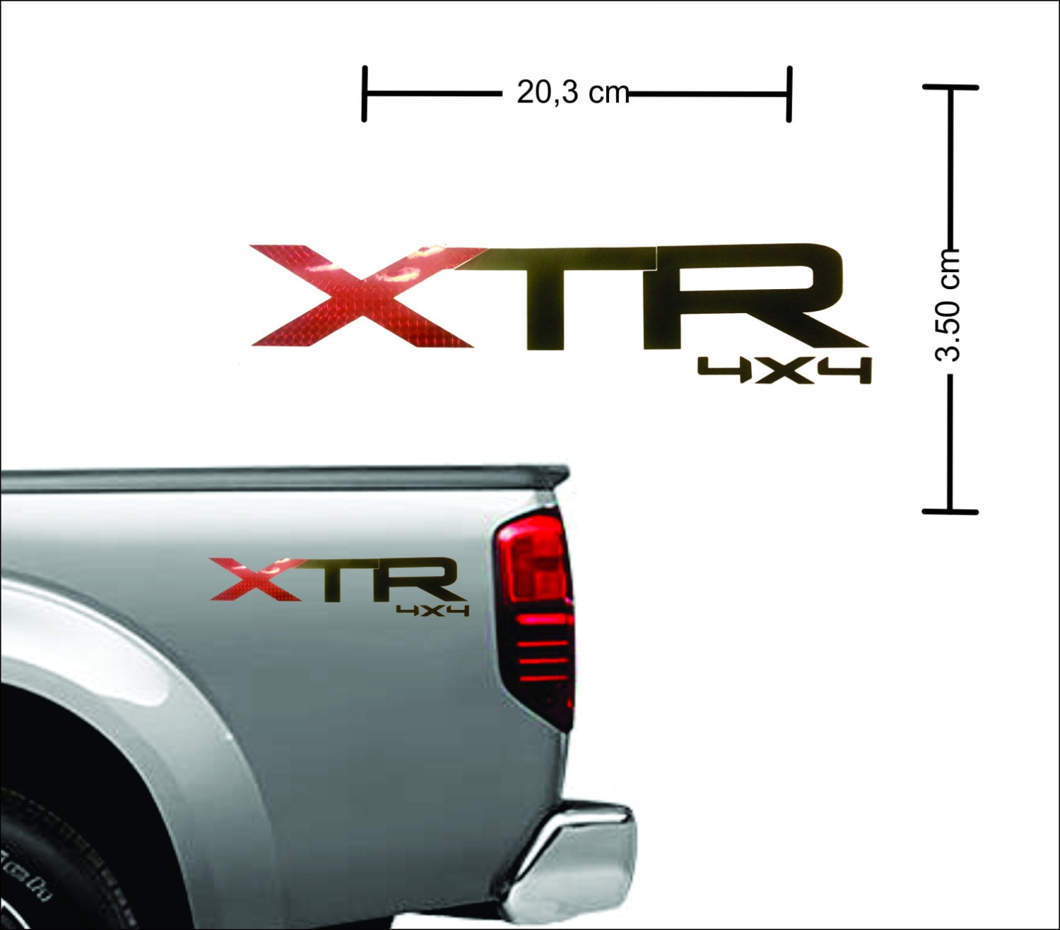 Ford XTR 4x4decal Stickers Decals Set, Red Hologram - Etsy