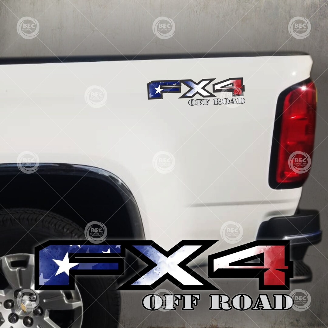 Fx4 off Road, Decal Sticker Flag EUU - Etsy