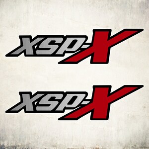 XSP-X Decal Stickers, Black and Brushed Chrome Truck (set) - Etsy