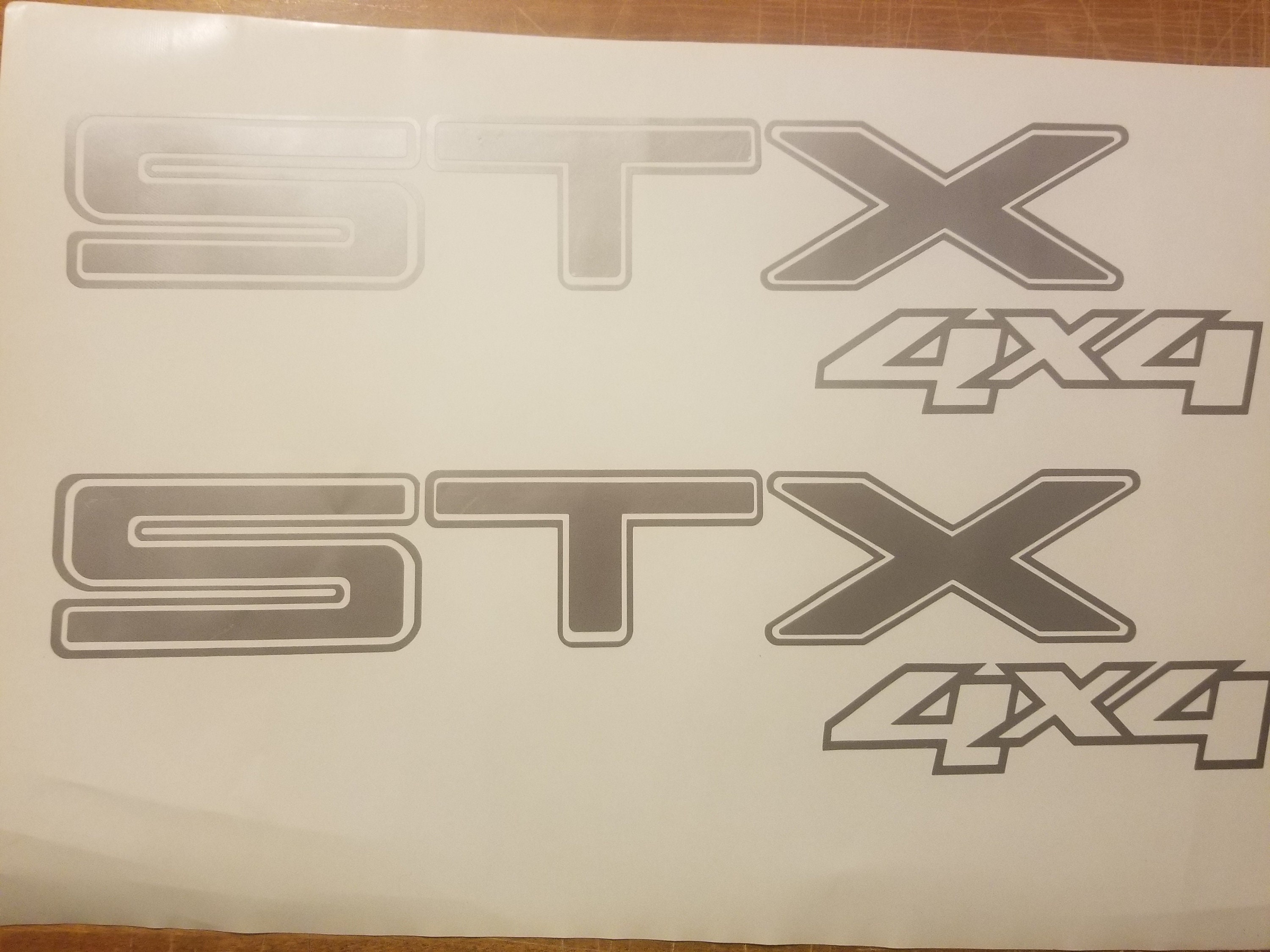 STX 4x4 Sport Decal Stickers Gray Silverado Truck Chevrolet - Etsy
